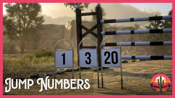 NewTrailsCreations | Horse Jump Numbers
