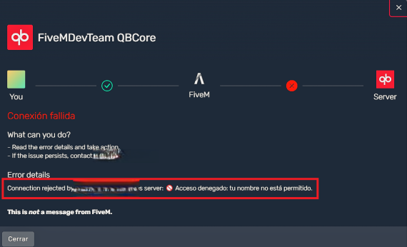 FiveMDevTeam · Easy Name Whitelist