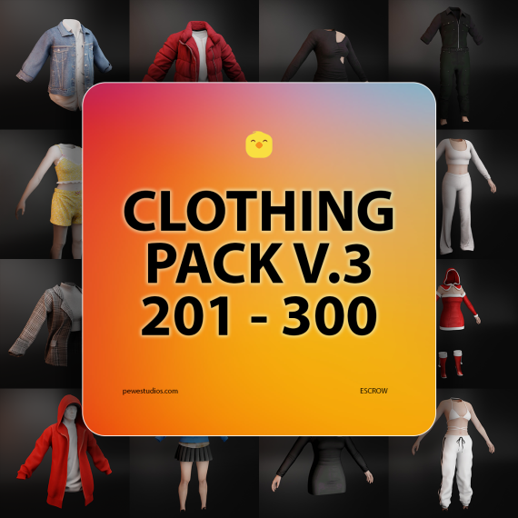 Pewe Studios | CLOTHING BUNDLE #3