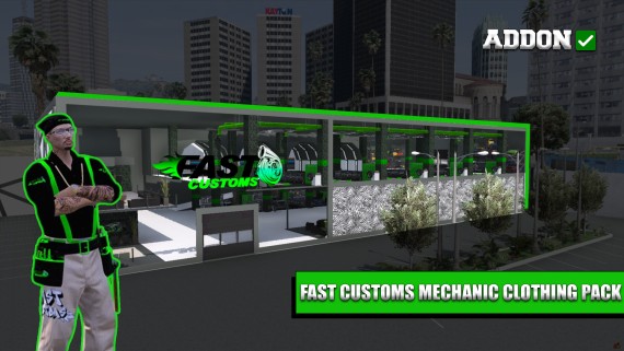 Santt's Store · Fast Customs Mechanic Clothing Pack
