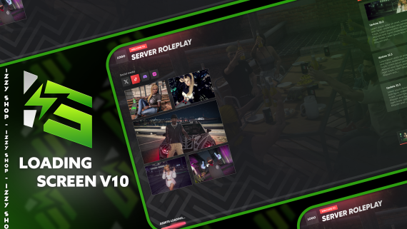 izzy Scripts · [Loading Screen V10] OPENSOURCE QBCORE ESX QBOX