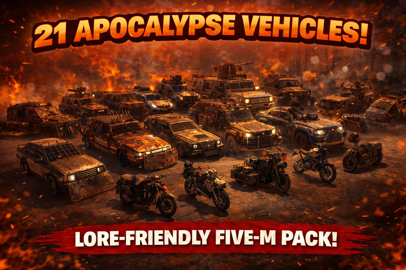 RD HUB · 22+ Apocalypse Vehicles Full Package