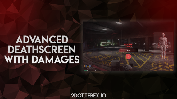 2dot Developments | Advanced DeathScreen with Locational Damage - Escrowed