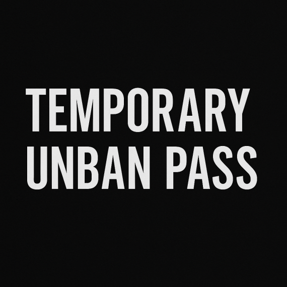 The Pixel Network · 🔑 Temporary Unban Pass