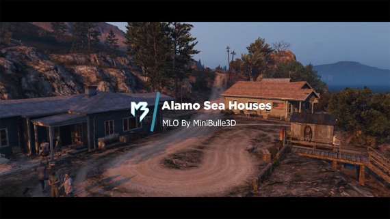 MiniBulle3D | 3 Houses (Alamo Sea)