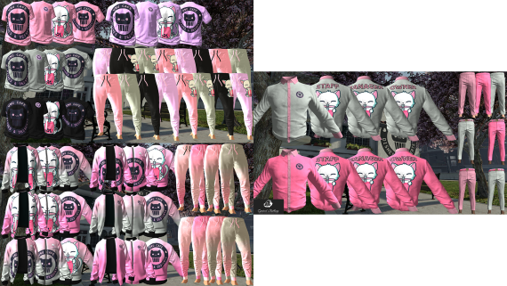 2nd Life Designs · UWU Work Bundle 2 (Male + Female)