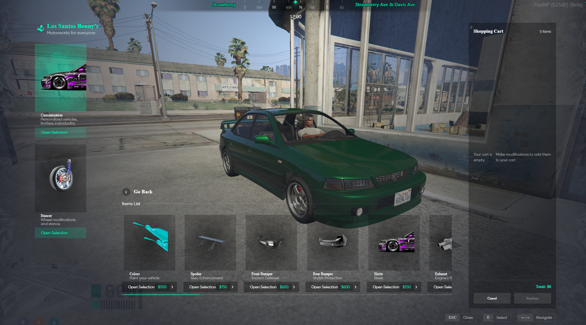 FM | Development | [QB] Bennys Mechanic V4 (React,Typescript)