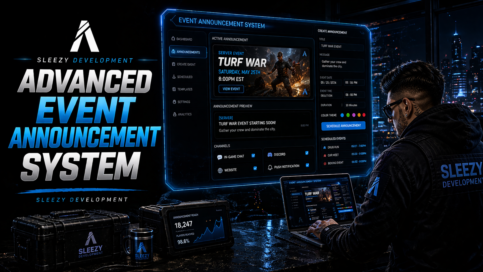 Sleezy Development | Premium FiveM Scripts & UI Systems