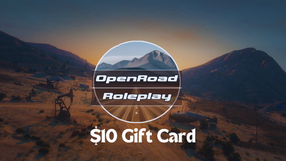 OpenRoad | $10 Gift Card