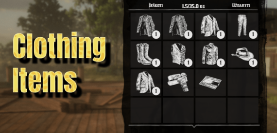 RedM VORP: Scripts · GG Clothing Items PREMUM