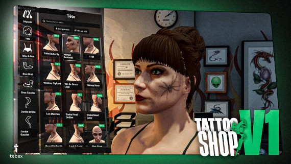 GW - SHOP · Tattoo Shop FiveM | GunWare