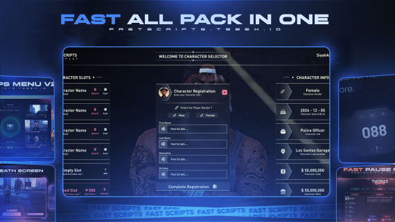 Best FiveM Tebex Scripts and Resources | ESX & QBCore Mods | Fast Scripts