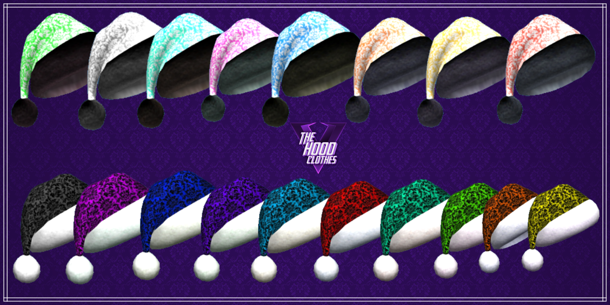 The Hood V Clothes | Christmas Hats Bundle V1