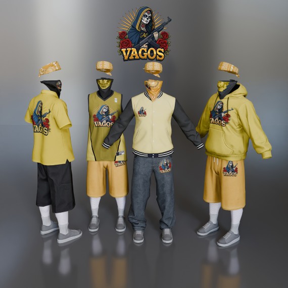 BADY DESIGN · Los Vagos Clothing Package