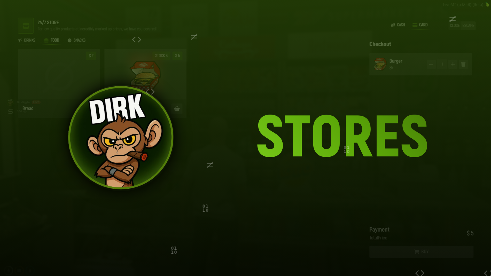 Stores | DirkScripts | QBCore, QBox & ESX FiveM Scripts