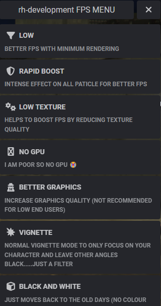 RH-Development · FPS-Menu