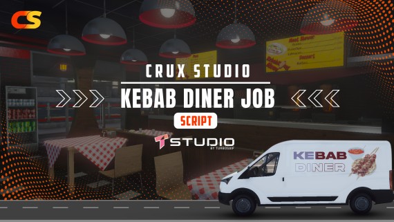 CRUX STUDIO | KEBAB DINER JOB QB / QBOX / ESX