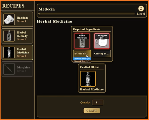Botilus | RedM developper · 🔨 Craft Menu