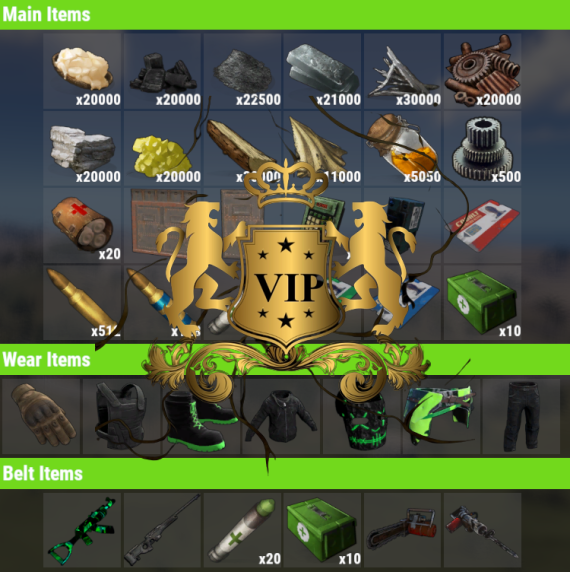 Dead Nasty Rust Server Store · Monthly