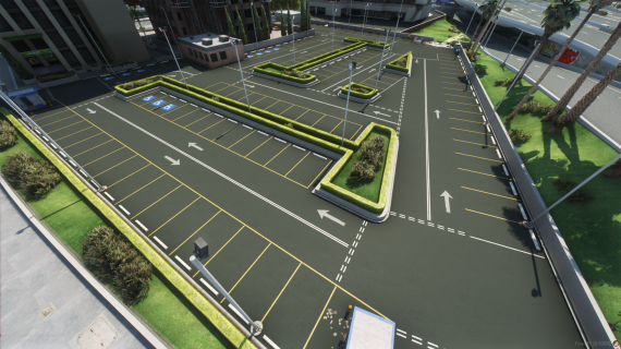 PCMR Architecture FiveM | Modern Parking Lot