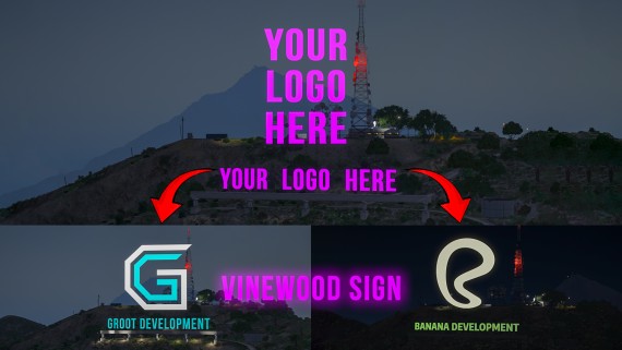 Banana Development · Animated Vinewood Sign