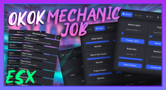 okok Scripts | okokMechanicJob [ESX]