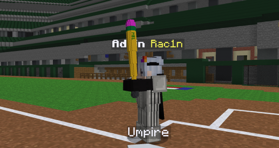 Minecraft Baseball League | Pencil Bat