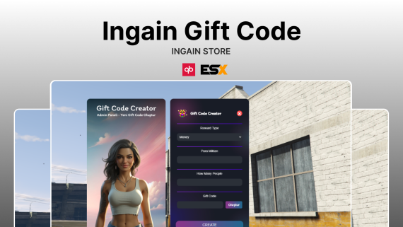inGain Dev | in-Gift Code | FiveM Store