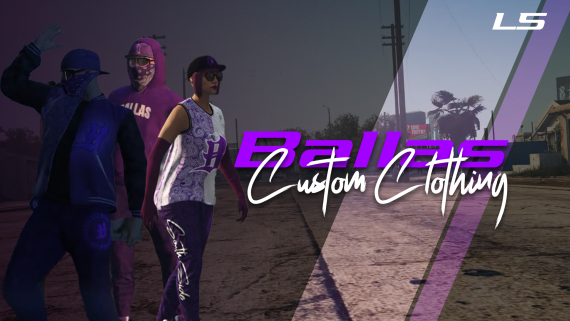 LS customs · FiveM Ballas Gang Clothing Pack