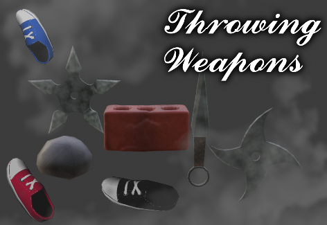 Nugget Development | 8 Throwing Weapons Pack