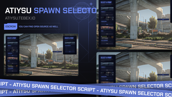 Premium FiveM Scripts | Spawn Selector | Atiysu Scripts | Best ESX & QBCore Scripts