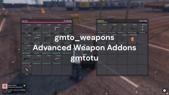GMTO Development · gmto_weapons | An Advanced yet Easy way to add Custom / Realistic Weapons to ...