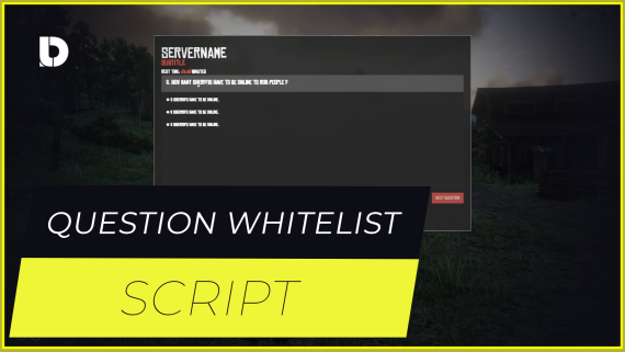 DrShwaggins Scripts | DL WHITELIST - Ingame Question Whitelist [ALL FRAMEWORKS]