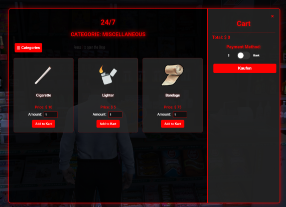 NoFace Scripts | [ESX] Shops