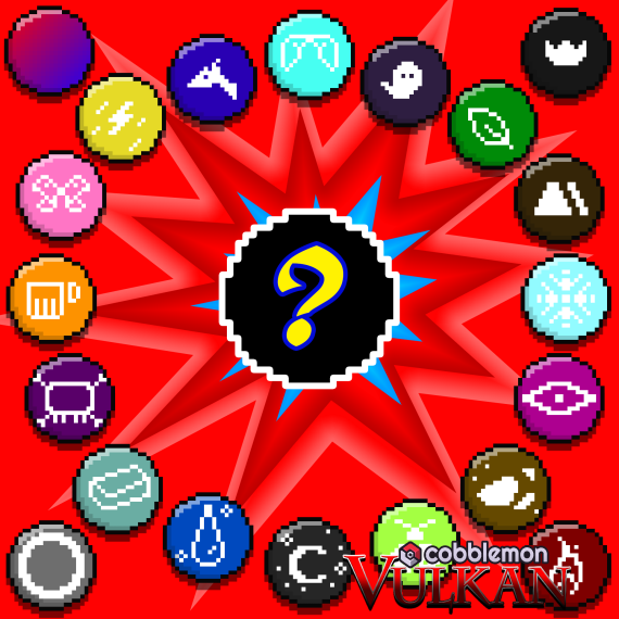 Cobblemon Vulkan | Custom Badge Creation Service ($25)