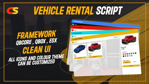 CRUX STUDIO · VEHICLE RENTAL SCRIPT