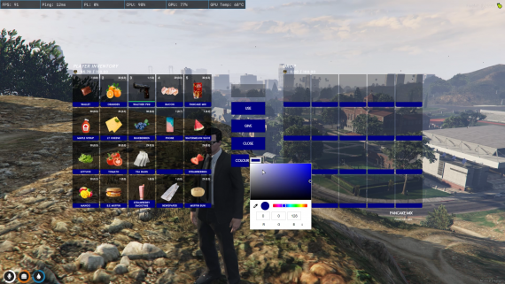 Ranjit Store · QB Core Color Changer inventory (with Animation)