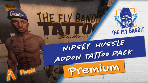 The Fly Bandit Studio | Nipsey Hussle Tattoo Pack