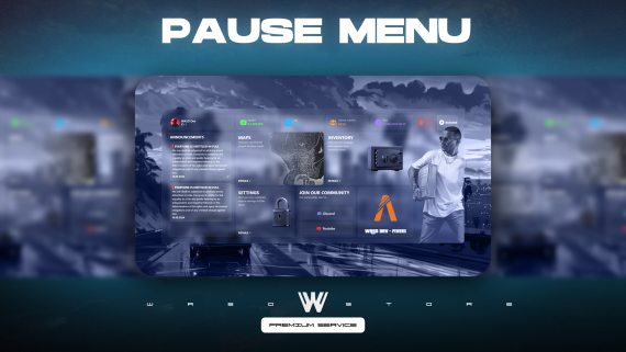 wasd High-Quality FiveM Scripts · Pause Menu Script