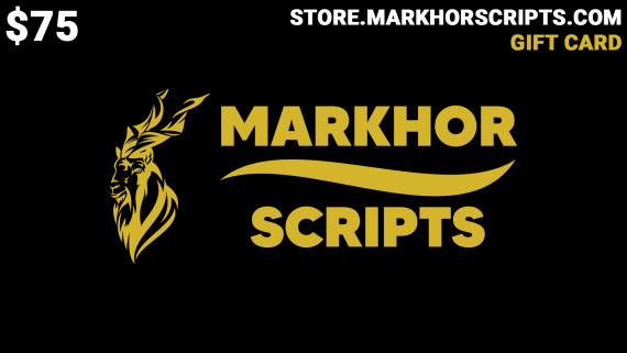 Markhor Scripts | Gift Cards