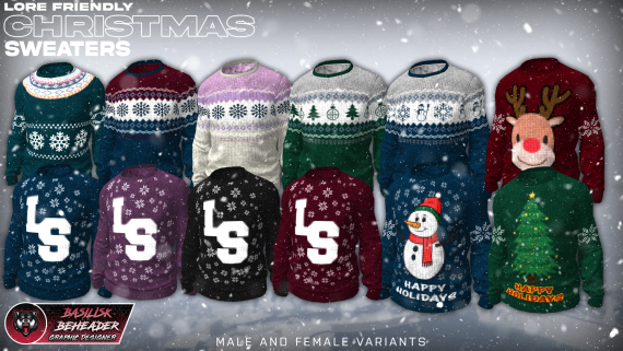 Wolf - Digital Artist · Lore Friendly Christmas Jumper Collection