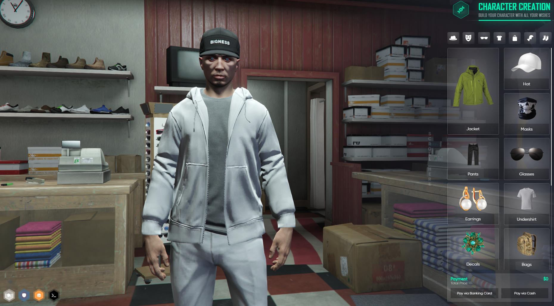 FM | Development | [QB] Clothing Menu