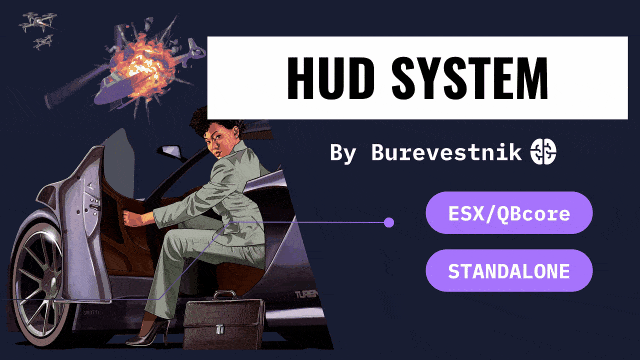 Burevestnik · HUD system - e
