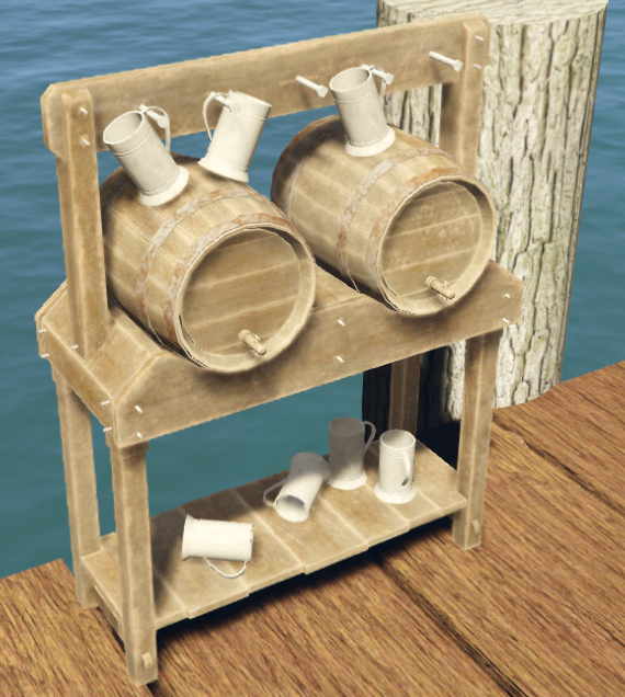 Croco Props · Beer Barrel Stand