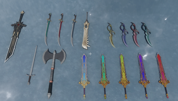 KRAKEN STUDIO · Weapons and Shields model