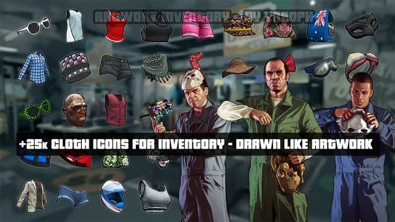 Artwork Inventory | Artwork inventory (Cloth pack) - +25k Cloth icons ...