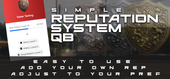 Slapaboom · Simple Reputation System QBCORE