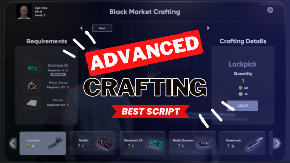 Code Studio | Multi Crafting | Portable Crafting Stations + Levels