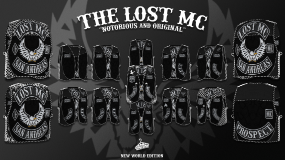 Memes Wardrobe · The Lost MC "New World" Kutte Package