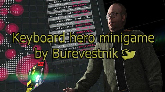 Burevestnik | Keyboard hero minigame